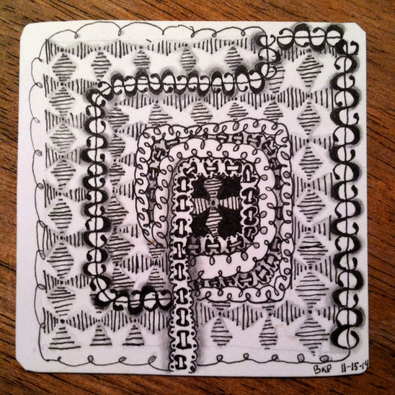 Tickled To Tangle: "It's a String Thing" #66 Tiles