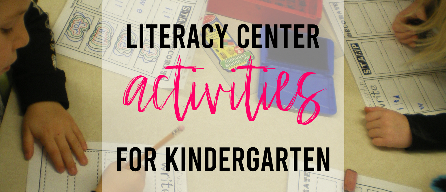 Latest Kindergarten Literacy Center Activities | Mrs. Bremer's Class