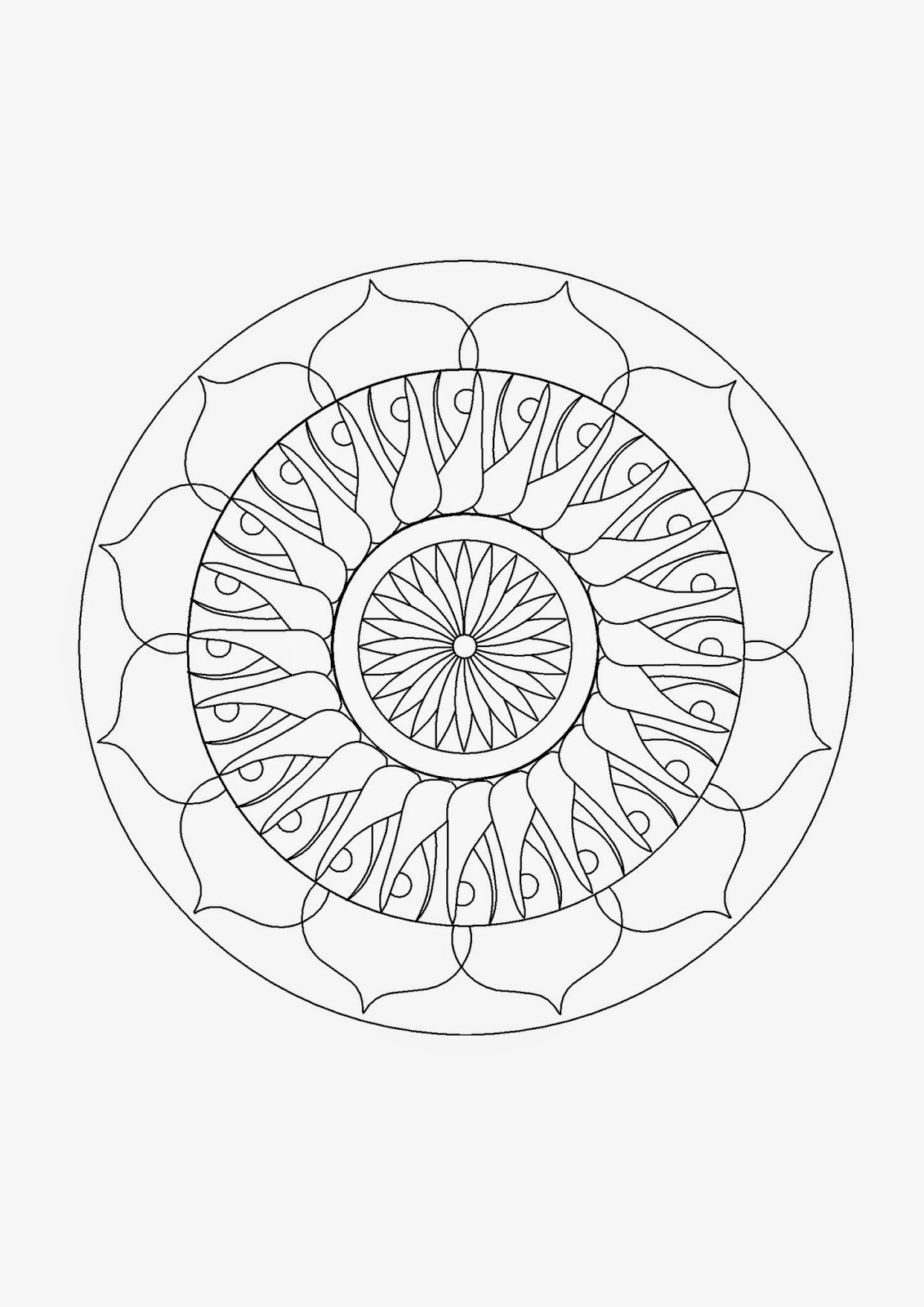 Mandala Da Colorare Autunno