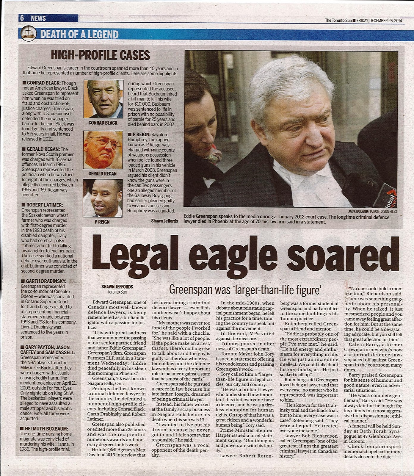 Calvin Barry Lawyer - Toronto Criminal Lawyer Blog: Calvin Barry ...