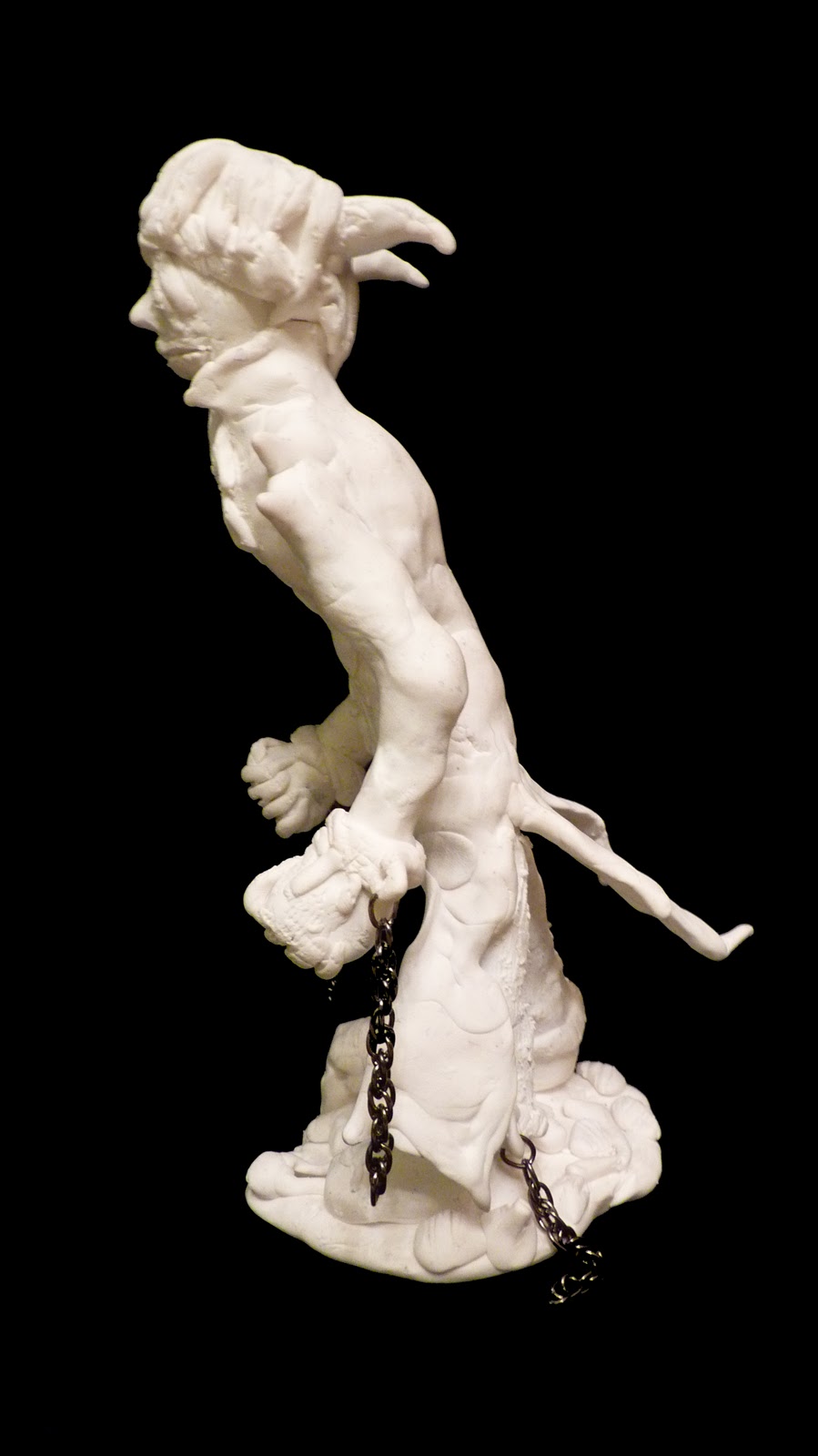 Harris_Jessica_DD1101: Cursed Human - Model using Fimo Modeling Clay