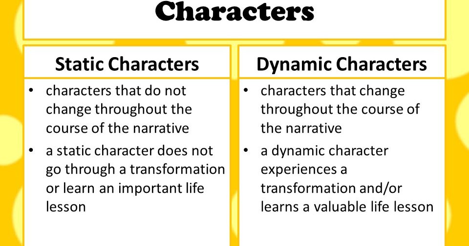 LA: Dynamic and Static Characters