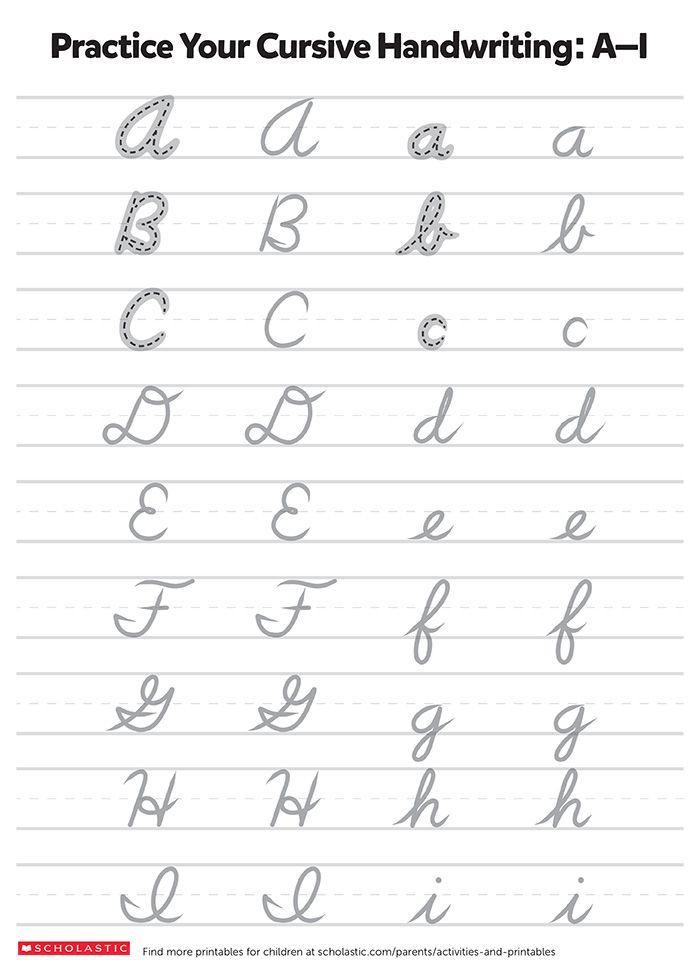 Alphabet In Cursive Letters ~ Thankyou Letter