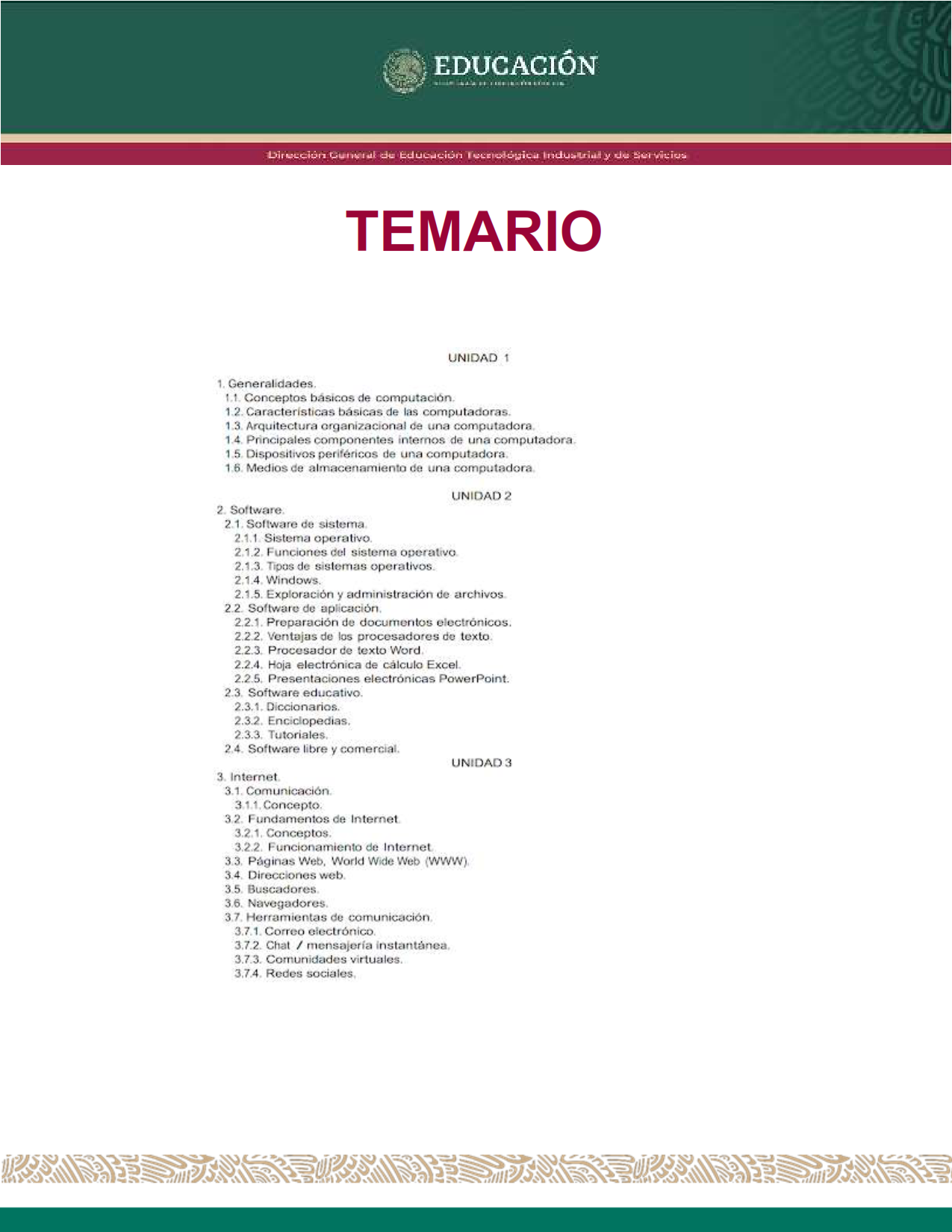 CETis #32 Ciencia de Datos e Información Grupo 3°I: Inicio