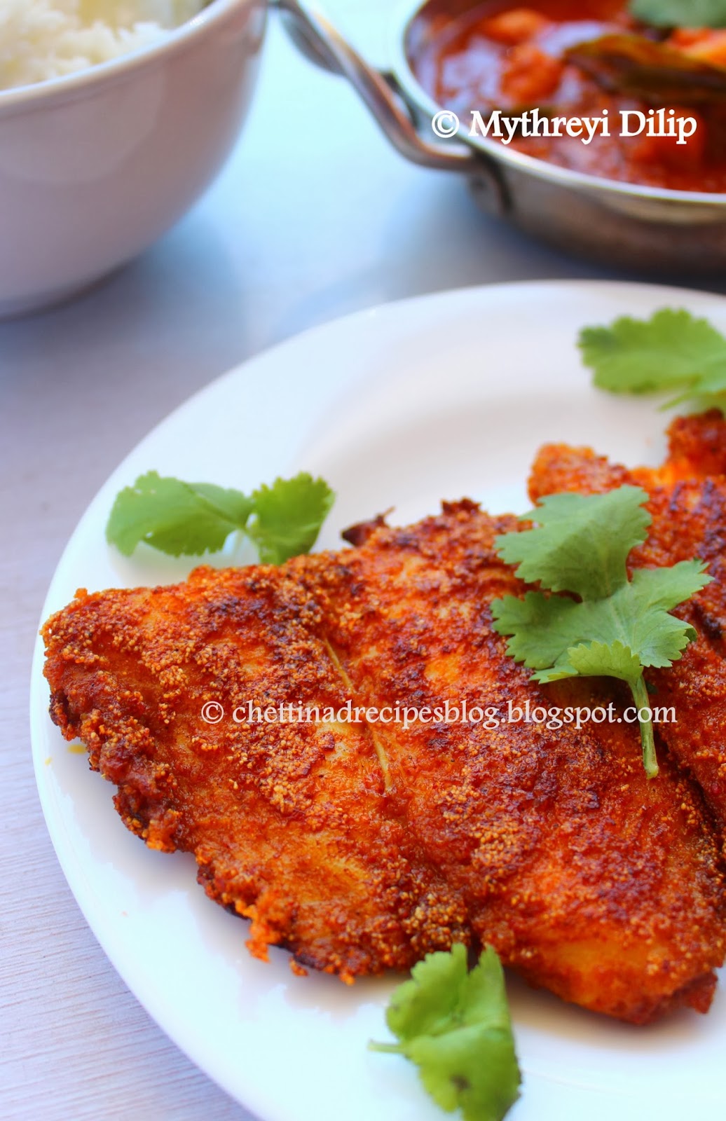 Rava Fish Fry / Meen Varuval - Chettinad Recipes