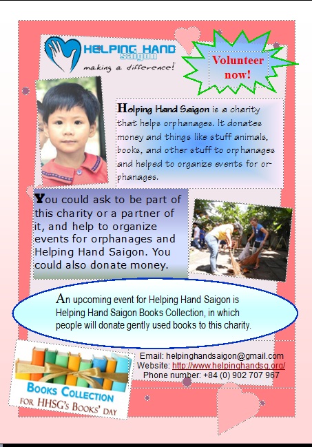 Nhan's ICT Blog: helping hand saigon flyer