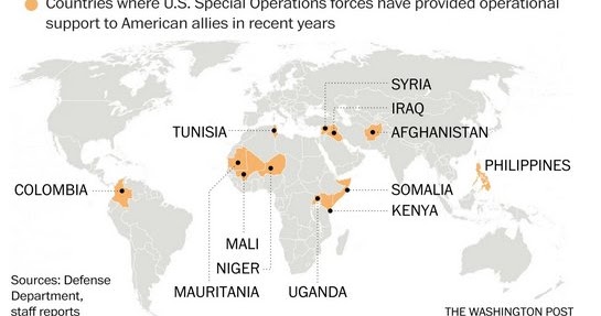 Wolves In The City: Map of US Special Forces Deployment