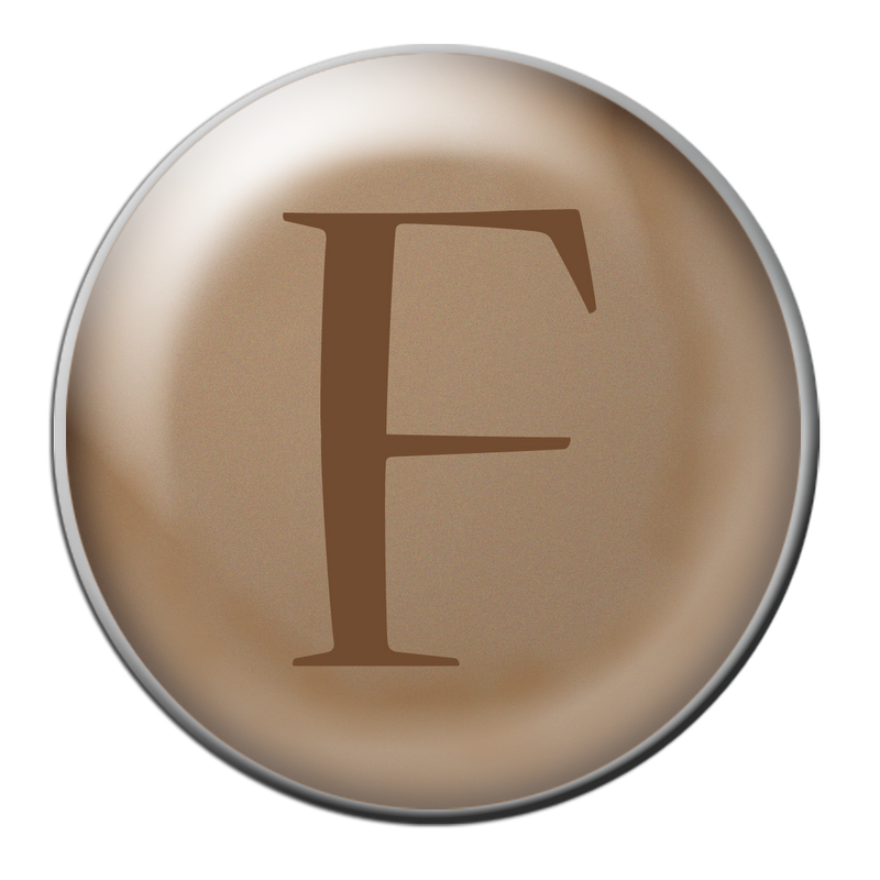 GRANNY ENCHANTED'S BLOG: "Brown Button" PNG Free Scrapbook Alphabet