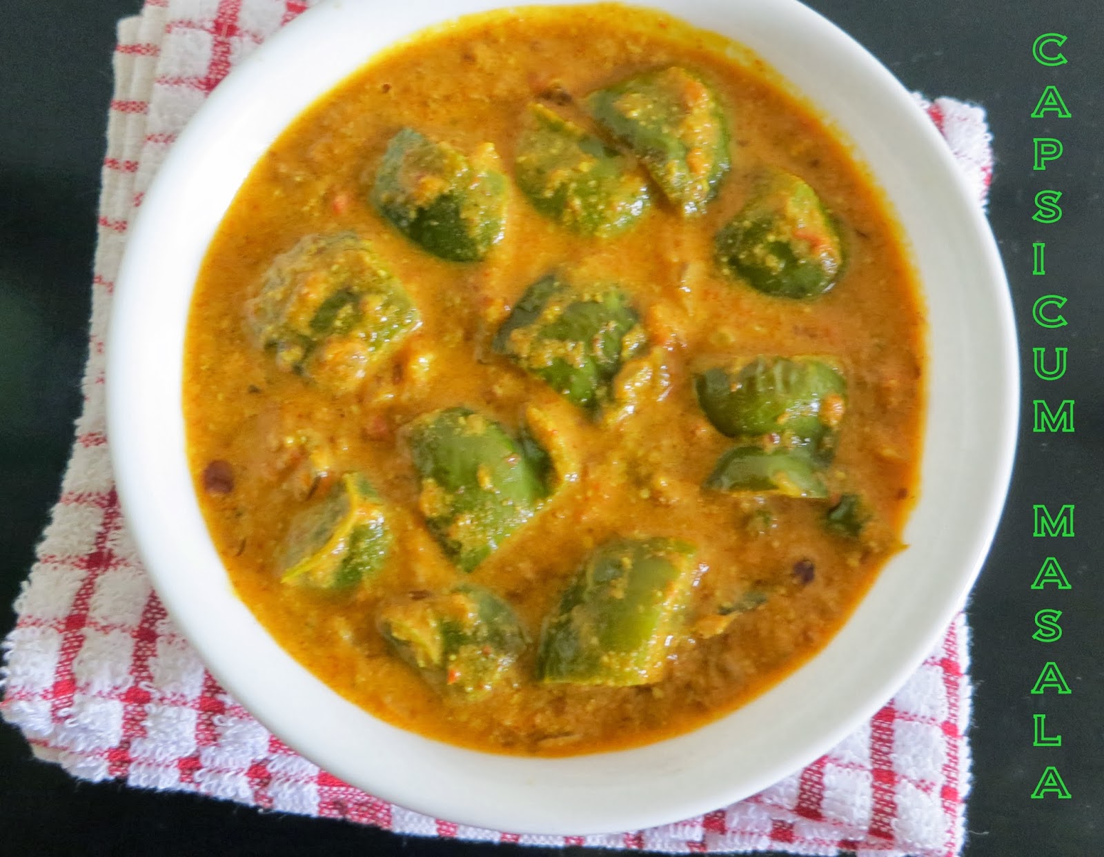 Simply Delicious: Capsicum Masala Curry