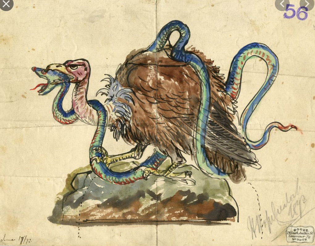 Glazed and Confused: Minton Majolica Teapots: The Vulture and Python Teapot