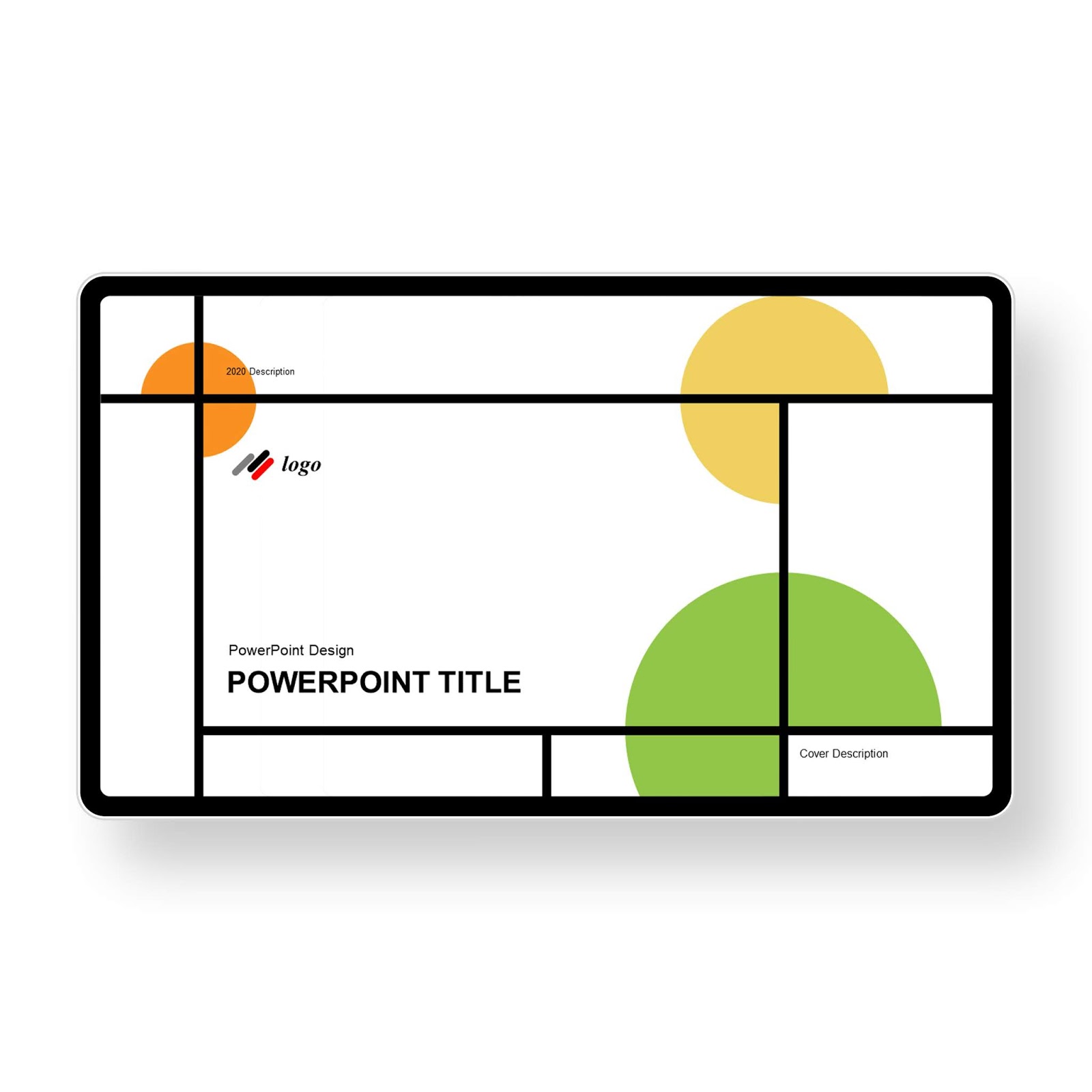 Grid Tiles Proportion PowerPoint Templates - PowerPoint Free