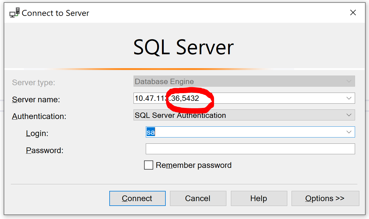 CopyPaste.Net: SQL Server: Connect using a different port