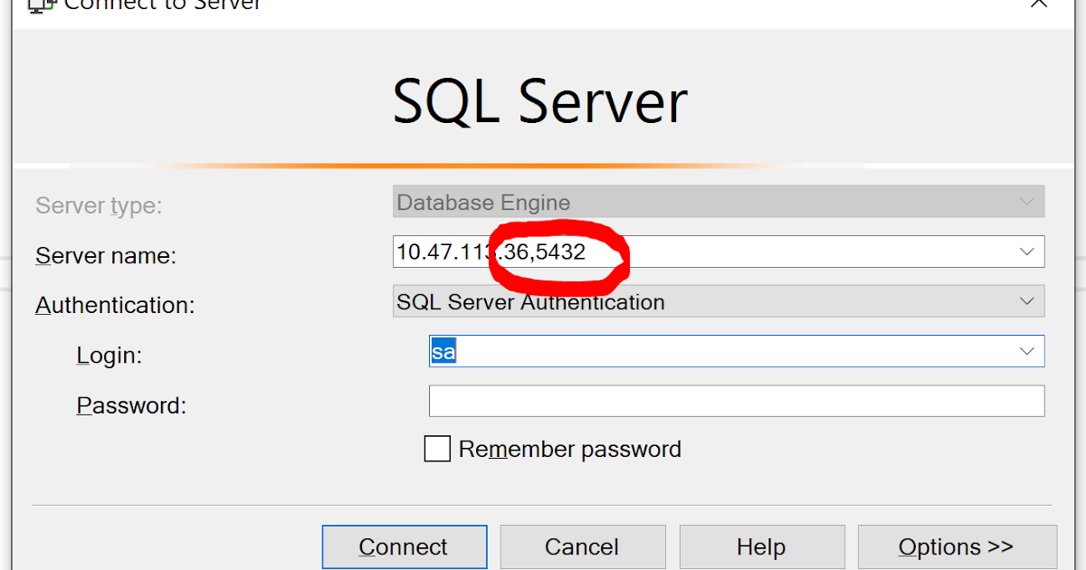 CopyPaste.Net: SQL Server: Connect using a different port