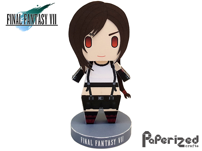 Final Fantasy VII: Cloud Strife Papercraft | Paperized Crafts