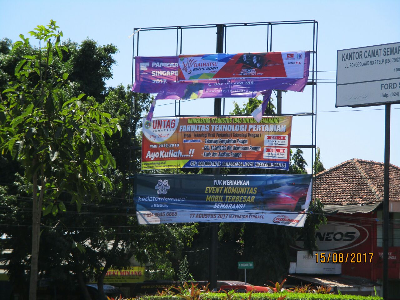 Vertical Banner dan Panggung Spanduk Event "Daihatsu Astec Open 2017 ...