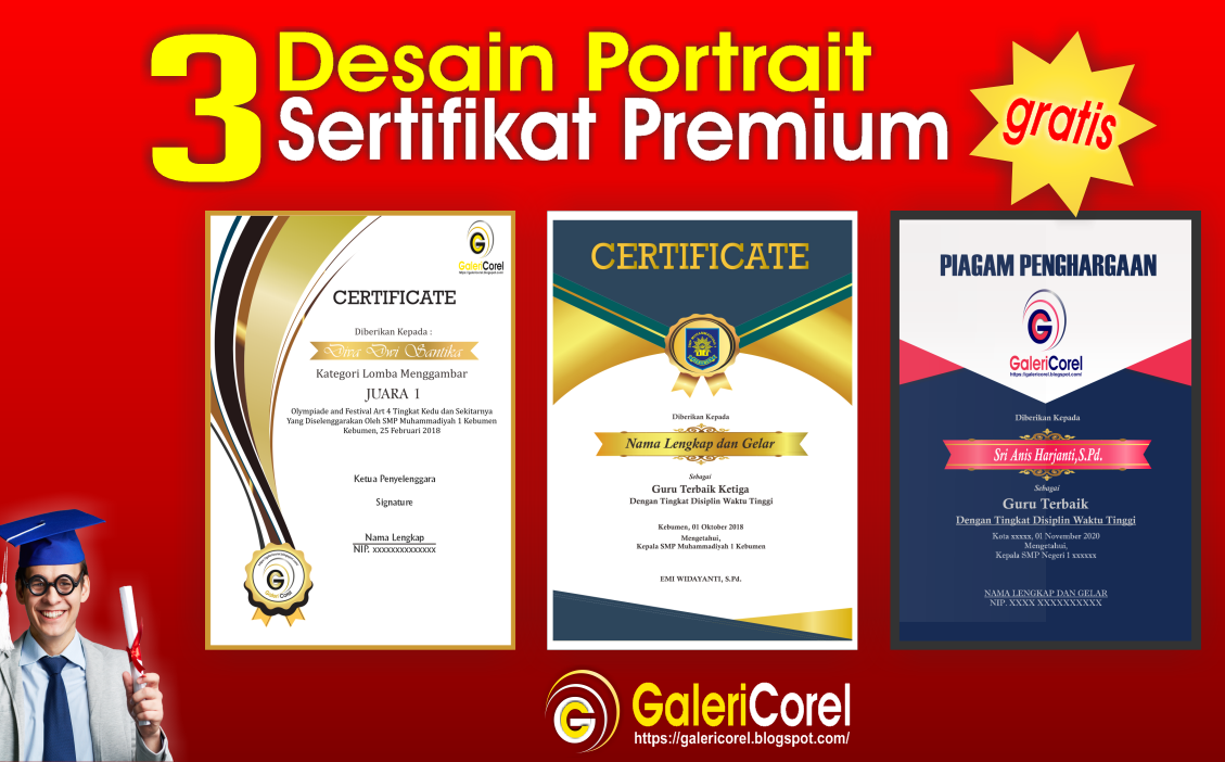 SERTIFIKAT PREMIUM CDR GRATIS