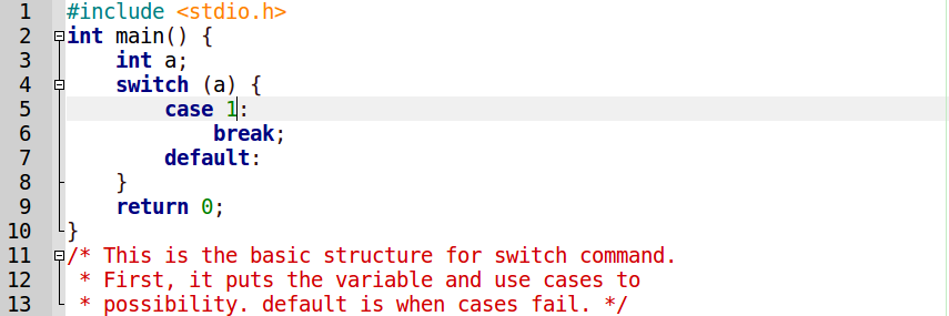 Course C Initial 11st – Switch Commands