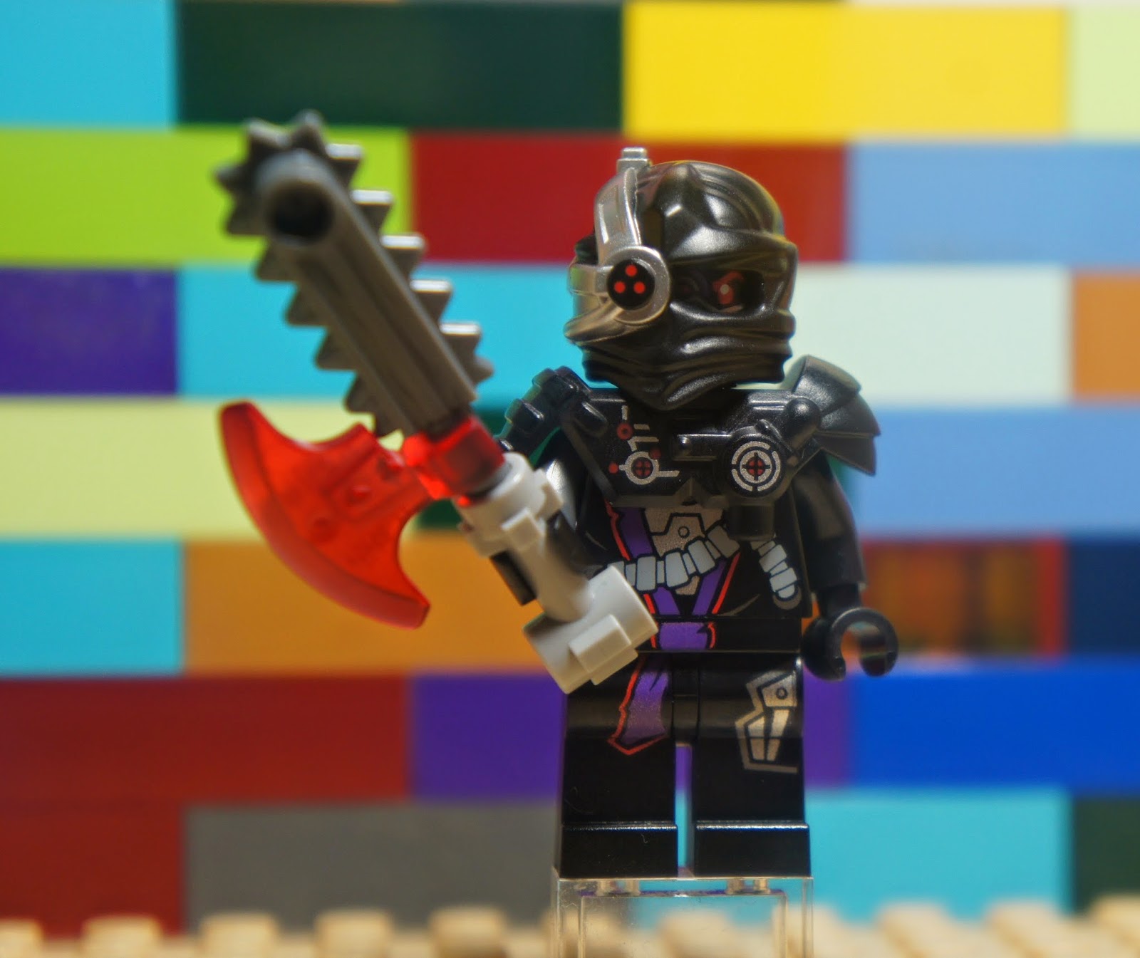 LEGO NJO092 Ninjago GENERAL CRYPTOR Nindroid Minifigure w/ Weapon ...