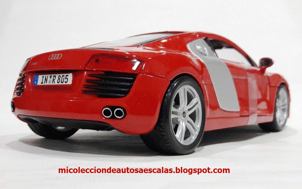 Mi colección de autos a escala.: Audi R8 Maisto 1:18 Premier Edition.