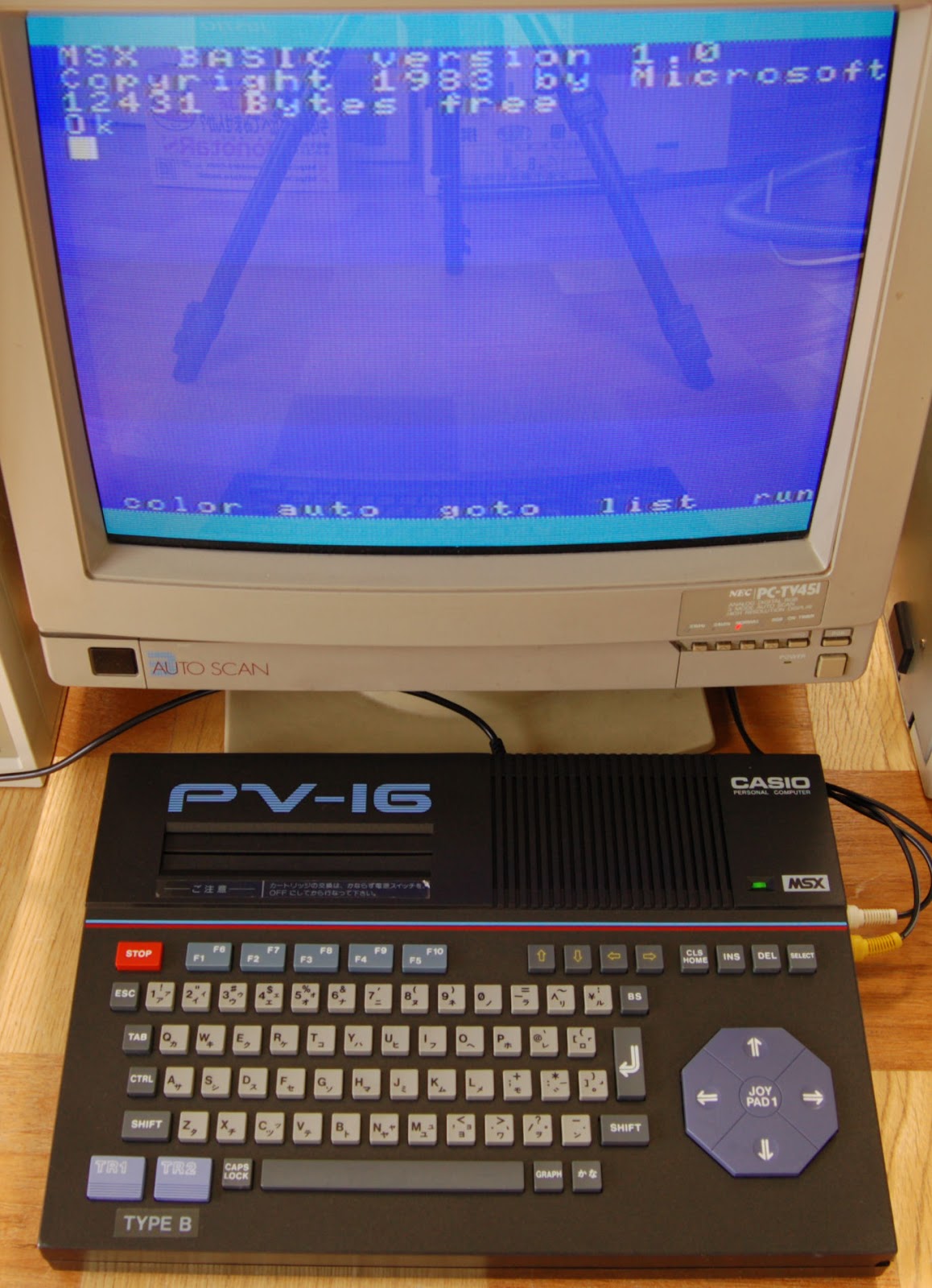 CASIO PV-16の内部写真