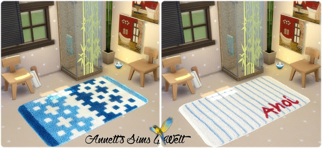 Annett's Sims 4 Welt: Bathroom Rugs