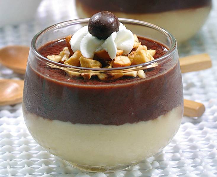 Pudding Gelas Coklat Aren - Katalog Resep Masakan