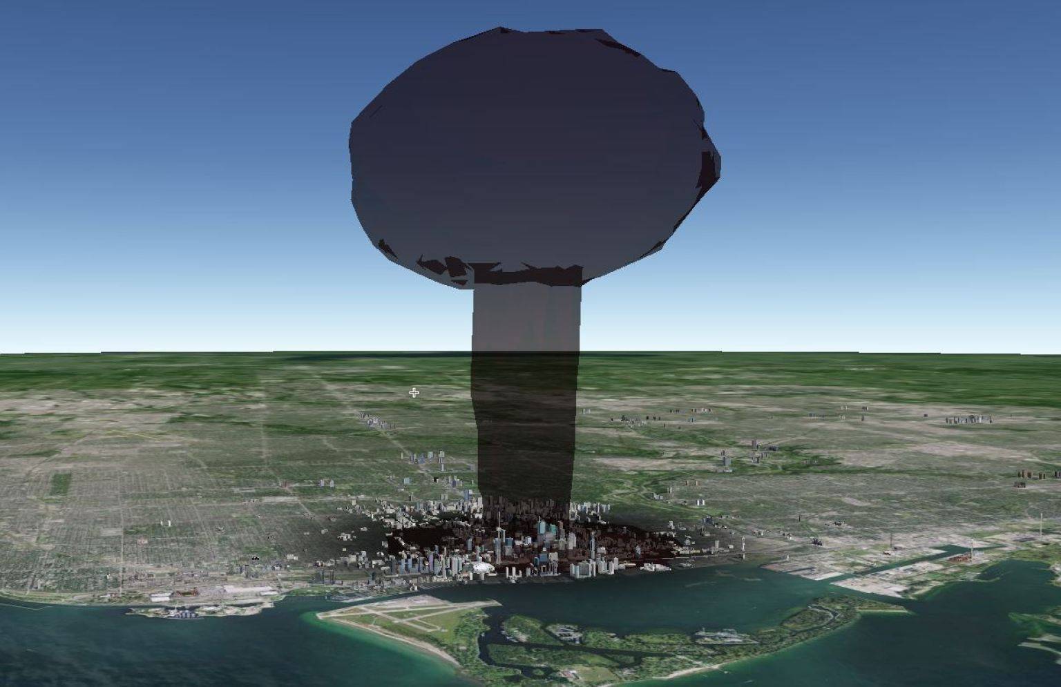 Симулятор NUKEMAP3D: ядерная бомба в вашей власти