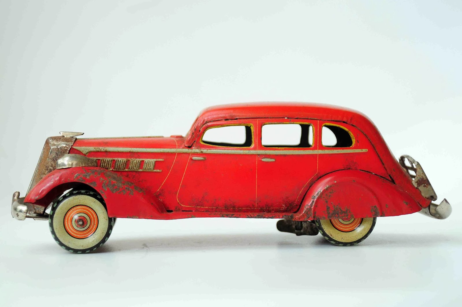 Old Vintage Gallery: Packard Car Tin Toy - Nomura Japan Circa 1936 "Rare"