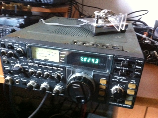 Nostalgia time: QSOs with my first HF rig - the Icom IC-740 ...