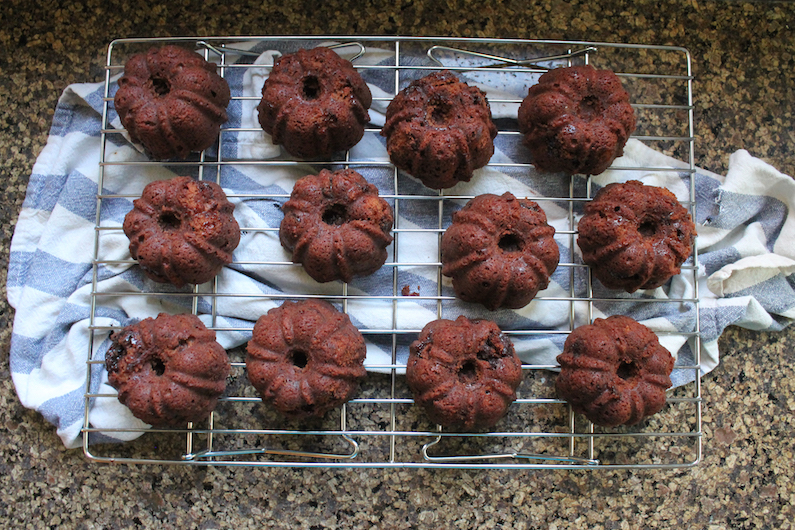 Food Lust People Love: Cherry Brownie Bundtlets #BundtBakers