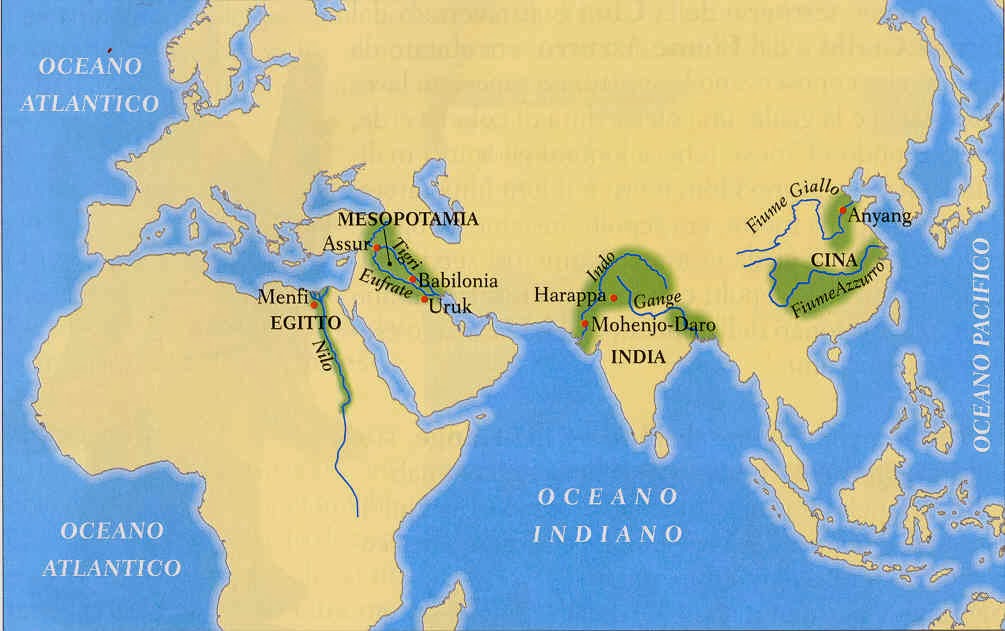 Maestra Marzia Soranzo: Cartina geografica delle prime civiltà fluviali. Maestra Marzia Soranzo: Cartina geografica delle prime civiltà fluviali.