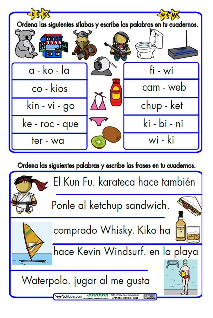 Actividades para primer grado