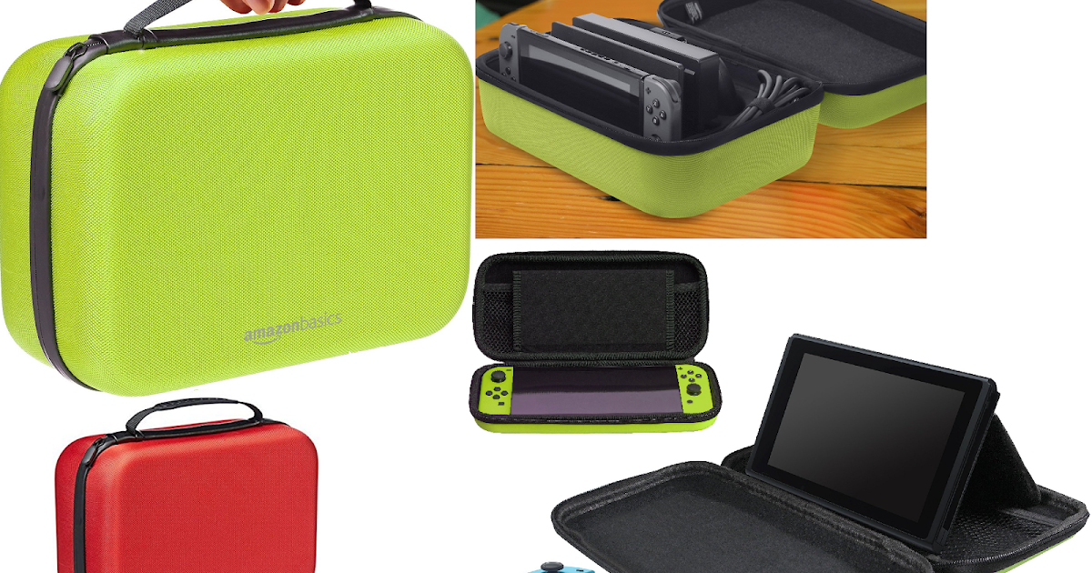Nintendo Switch AmazonBasics Carrying Case $4.37, Large Storage Case $5 ...