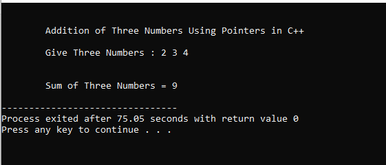 Free Programming Source Codes And Computer Programming Tutorials Addition Of Three Numbers 5631