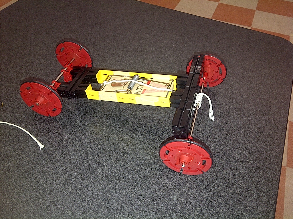 Rebecca's Engineering Blog: Mouse Trap Cars