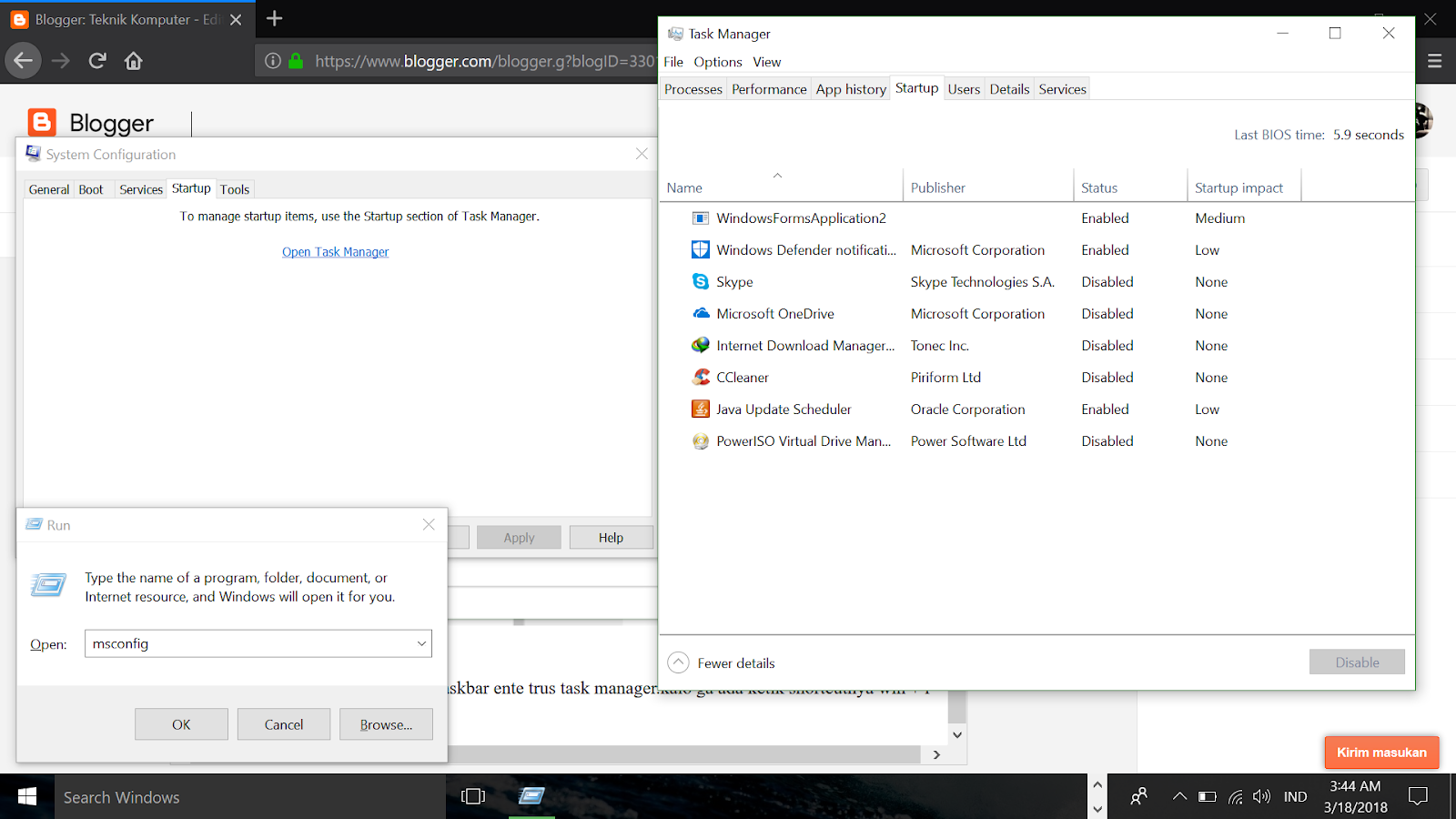 Teknik Komputer: Cara Membuat Timer Countdown Pada Visual Studio C#