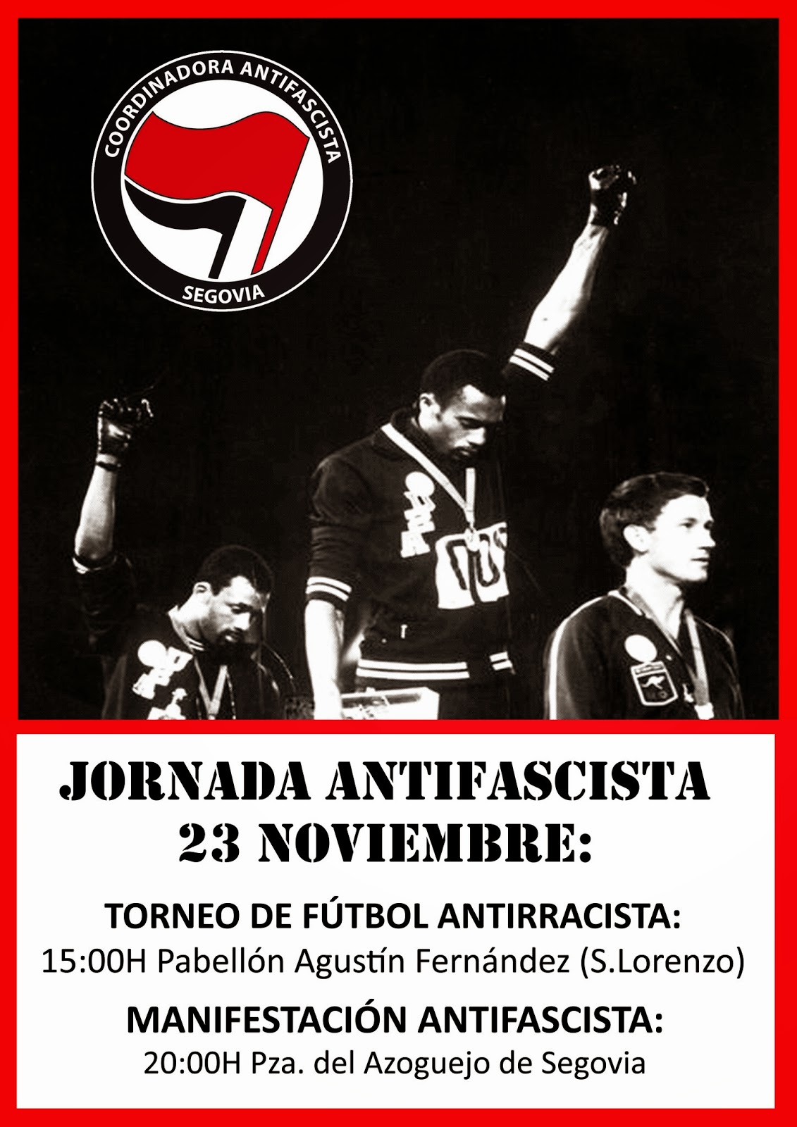 Comando Alcantarilla Jornada Antifascista El 23 De Noviembre En Segovia