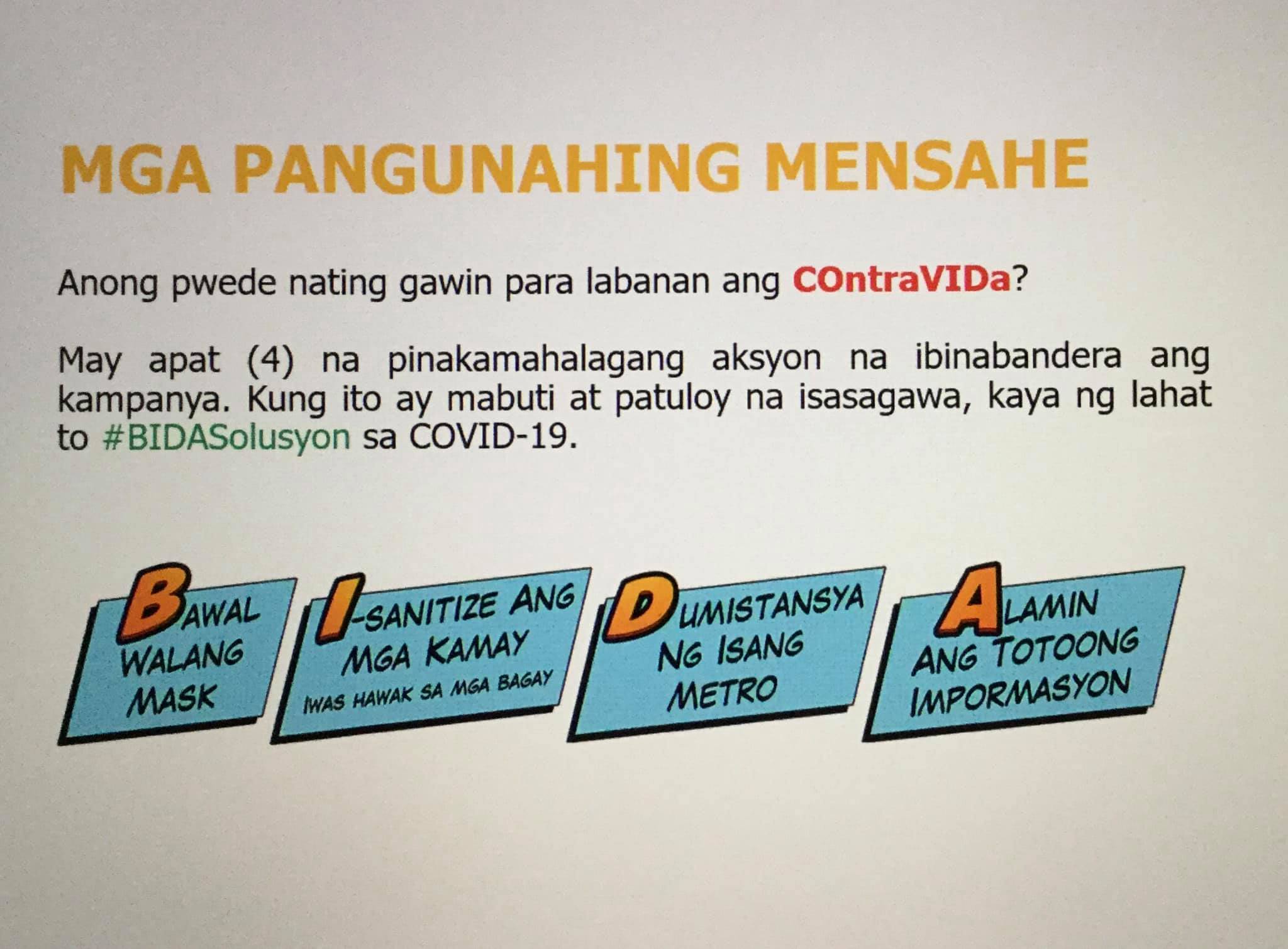 Organique works hand in hand with DOH to complement Bida Solusyon ...
