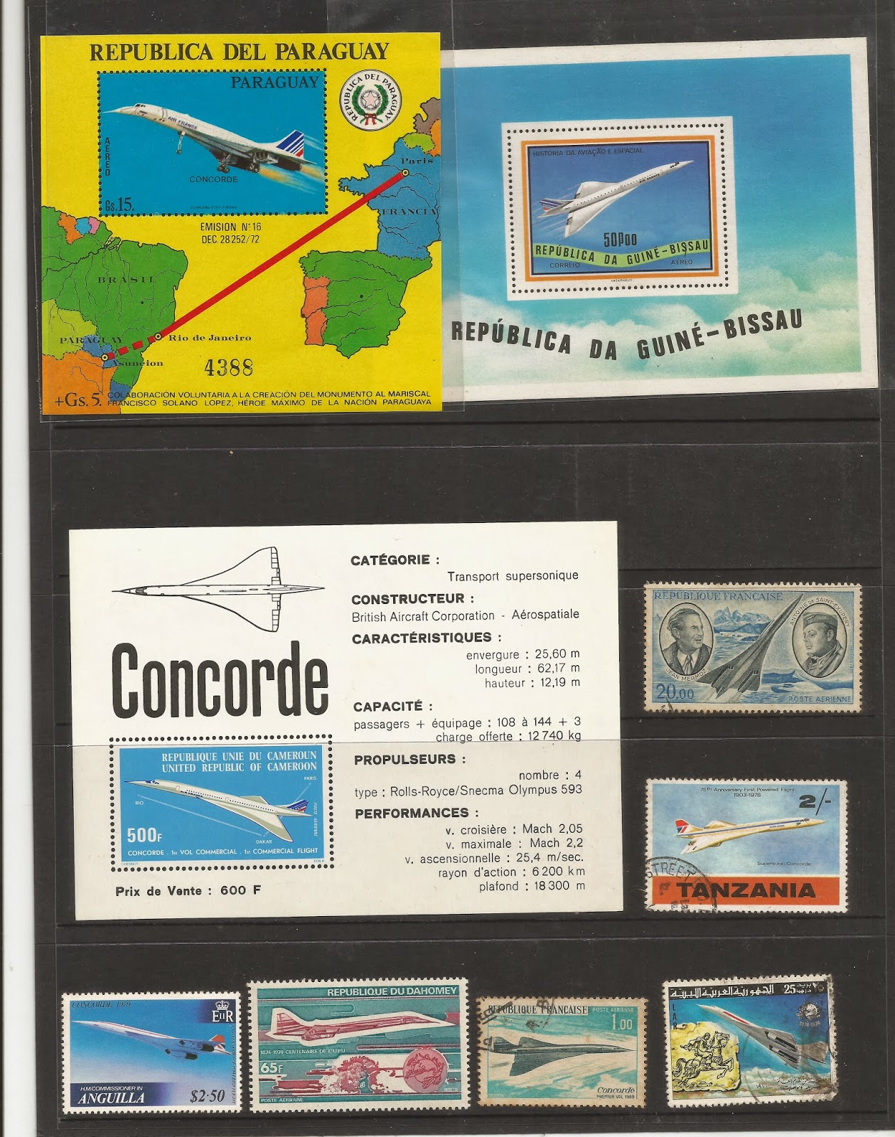Aviation Stamps: Concorde