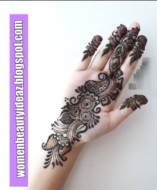 Stylish Arabic Mahandi Designs