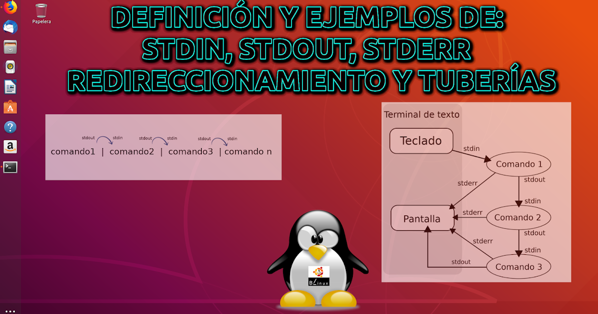 Ubuntu Linux: Definición y ejemplos de: Entrada estándar (stdin ...