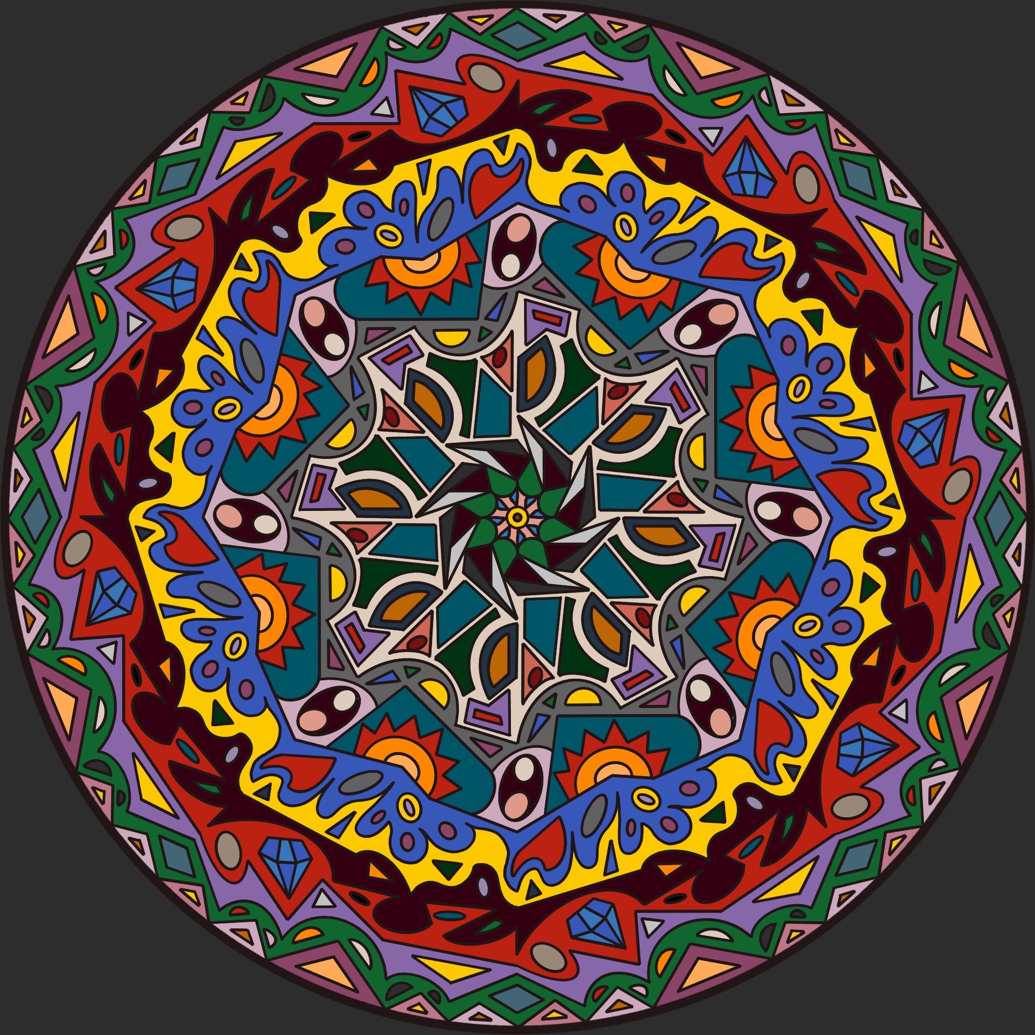 ARTimus Prime: 8th-Mandalas and Radial Balance