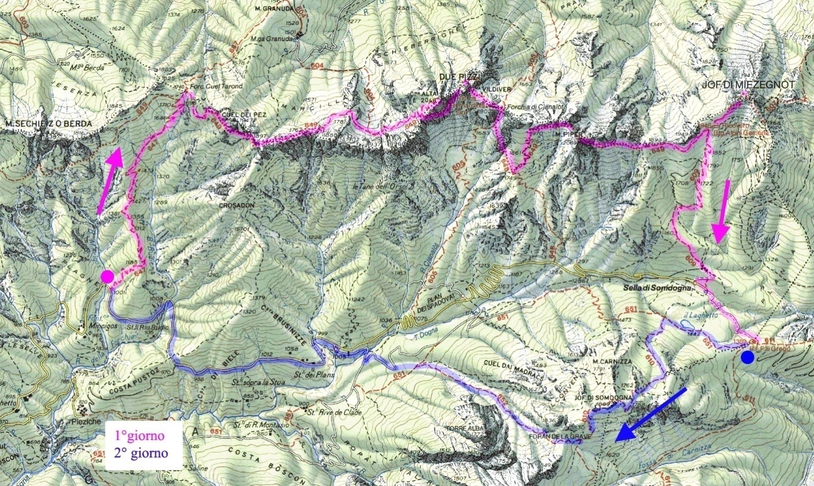 Escursionismo a 360°: L’alta Val di Dogna (1° giorno) EE