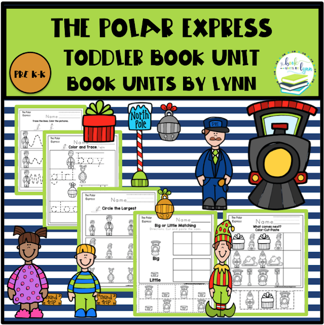 THE POLAR EXPRESS TODDLER BOOK UNIT ~ Book Units by Lynn