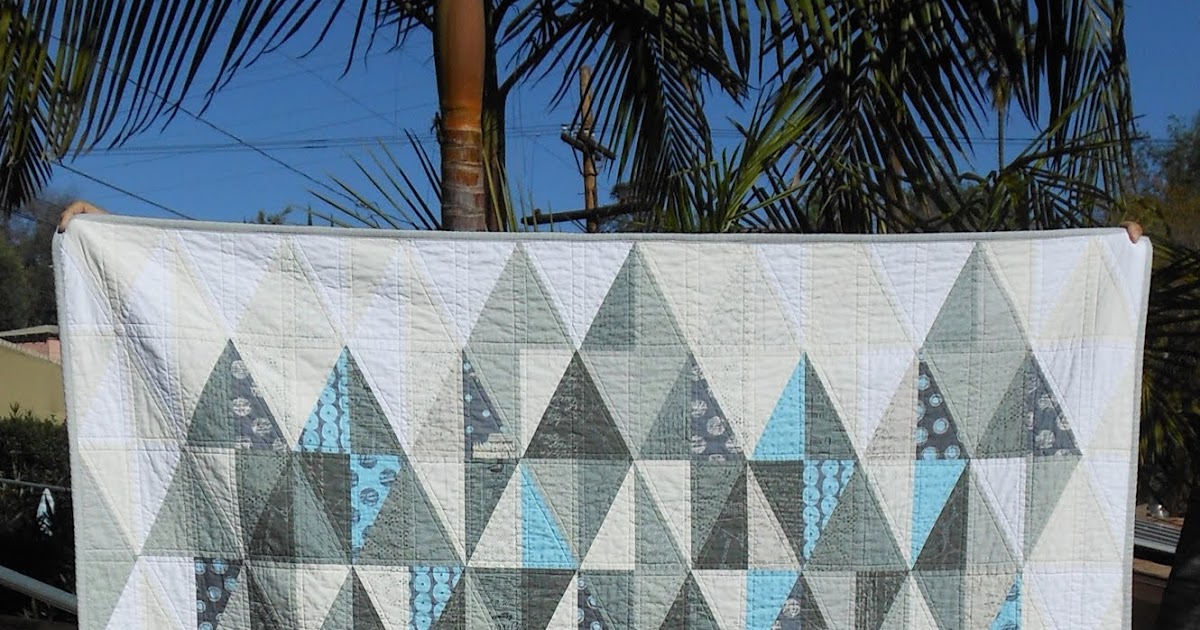 Ye Olde Sweatshop: Modern Half Rectangle Quilt (#104)