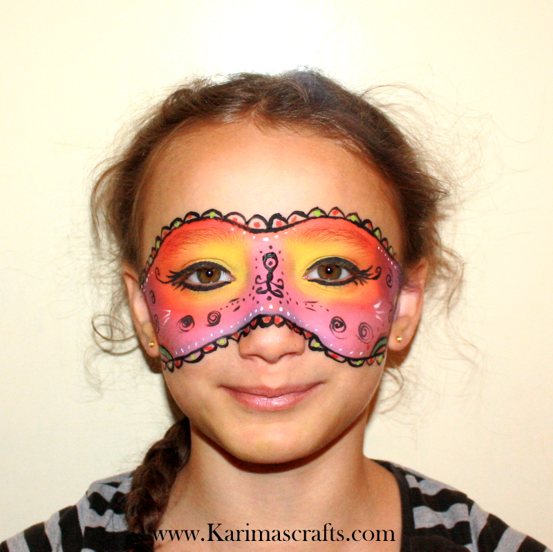 Karima's Crafts: Face Painting Practice Post 3
