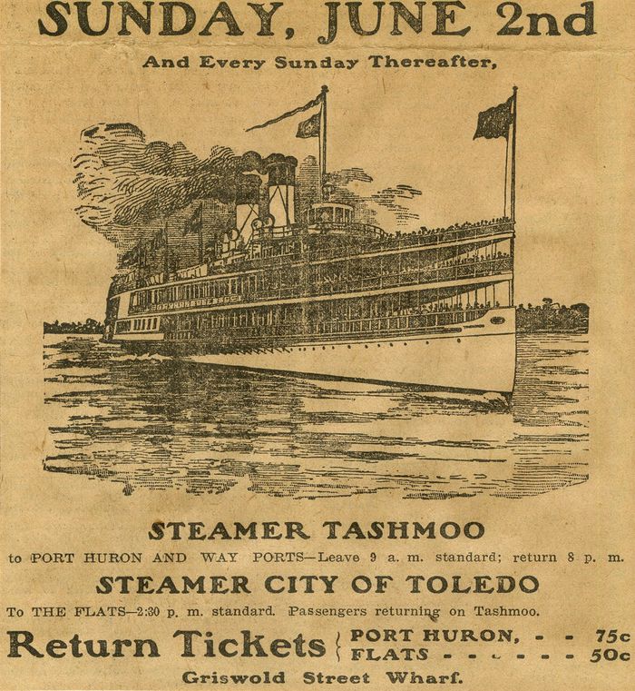MemoriesandMiscellany: The Historic Lake Erie Steamship Race
