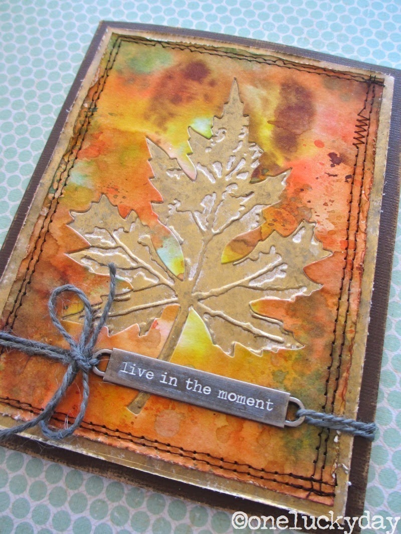 One Lucky Day: Layered Leaf Card