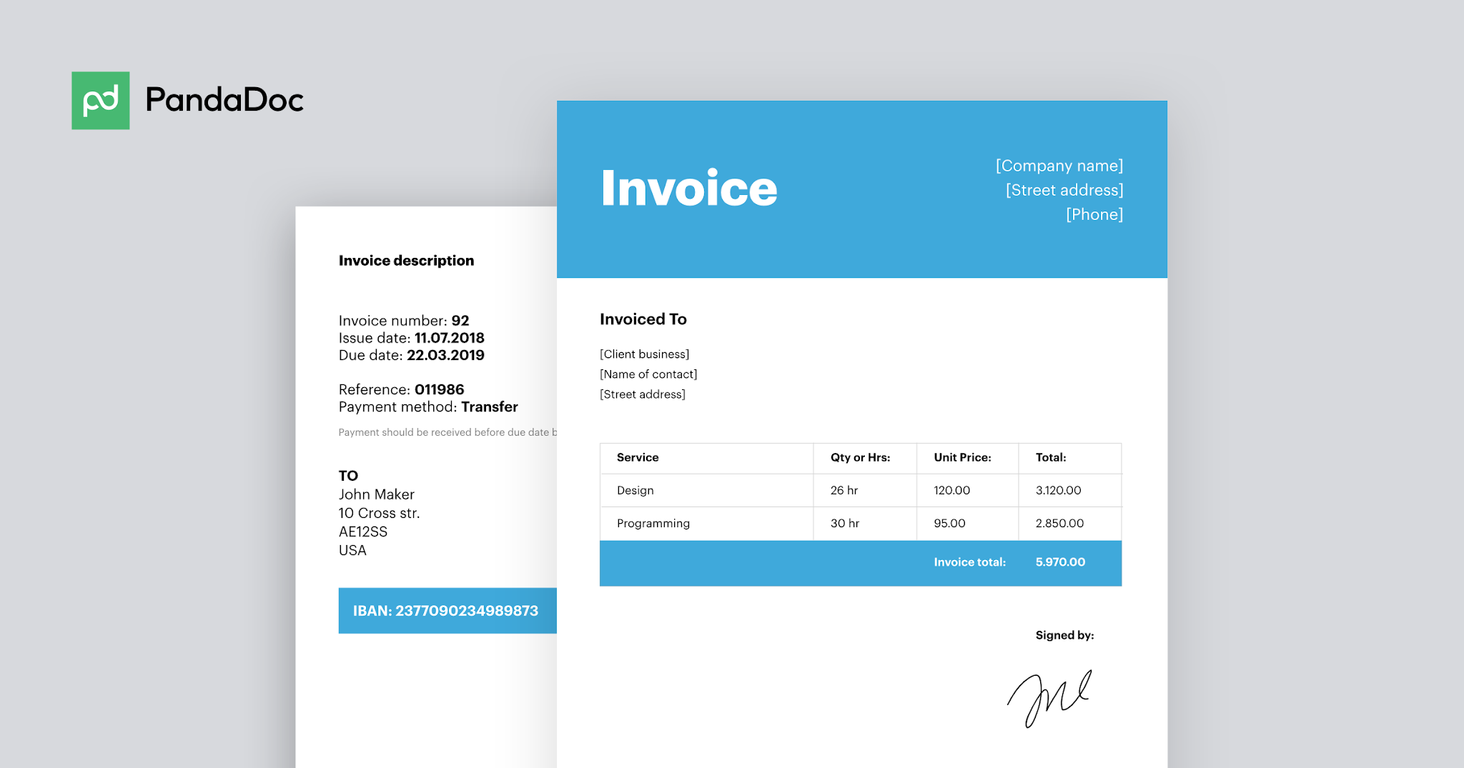 Paypal Invoice Template - Invoice Template