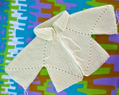 Sa invatam sa crosetam si sa tricotam: pulover crosetat pentru copii